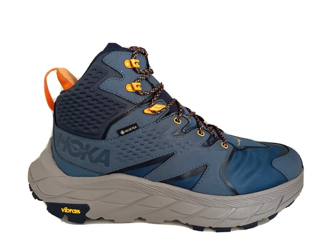 HOKA MENS ANACAPA Mid GTX Gore-Tex Hiking Boots Real Teal/Outer Space ...