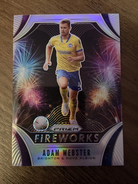 PANINI PRIZM ADAM Webster Brighton Fireworks Silver Refractor £5.00 ...