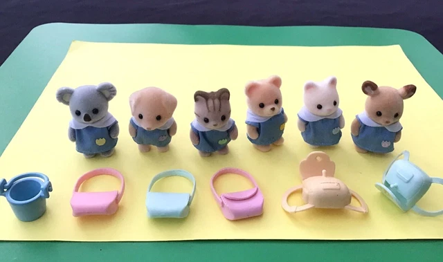 SYLVANIAN FAMILIES HTF Kindergarten Baby Bundle £34.99 - PicClick UK