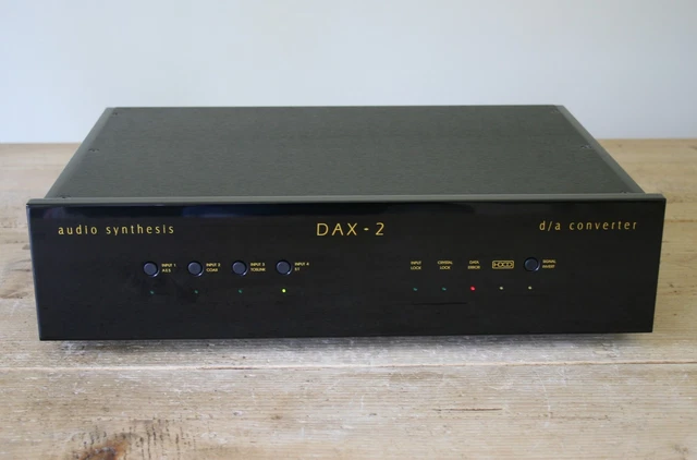 SYNTHÈSE AUDIO DAX-2 SE D-A Convertisseur / DAC avec option HDCD ...