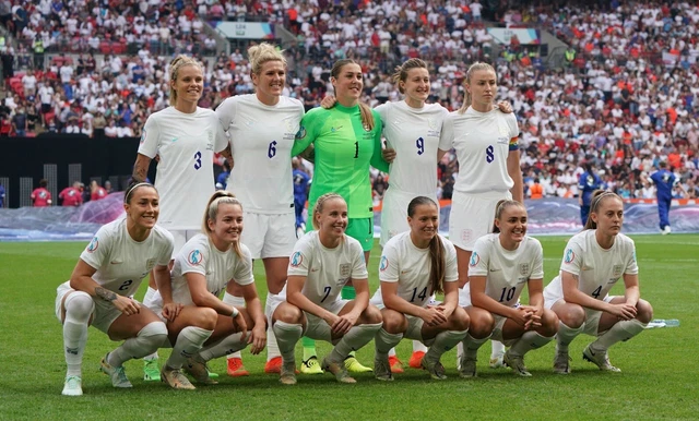 ENGLAND LIONESSES EURO 2022 Final Line Up A4 Getty Quality £4.99 ...