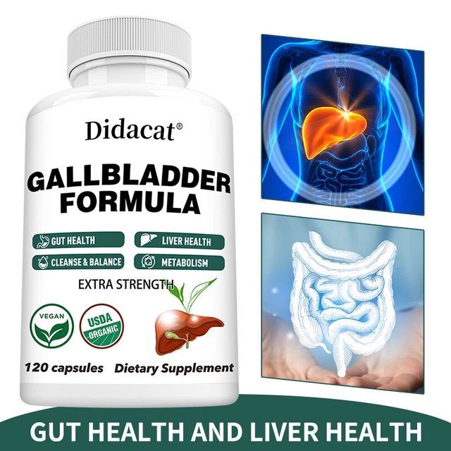 GALLBLADDER FORMULA SUPPORT Gut Health Cleanse & Balance,Liver Health ...