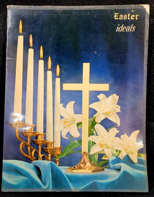 1961 EASTER IDEALS Magazine Nostalgia Literature Poetry Photographs ...