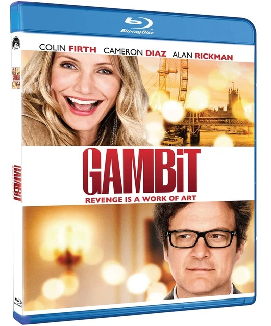 GAMBIT (BLU-RAY) ALAN Rickman Stanley Tucci Tom Courtenay Cameron Diaz ...