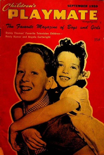 CHILDREN'S PLAYMATE MAGAZINE September 1959 Rusty Hamer Angela ...