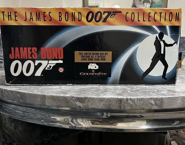 JAMES BOND LIMITED Edition Box Set Video Collection Vhs Set Collectible ...