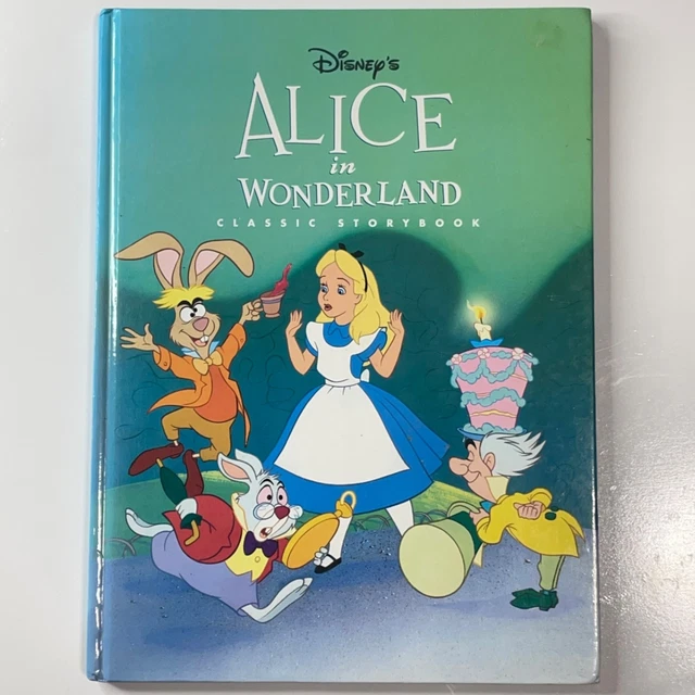 ALICE IN WONDERLAND Classic HC Storybook Disney Book Mouse Works ...
