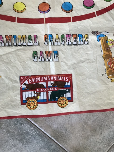 RARE VINTAGE NABISCO Animal Crackers Game Original Mat £8.00 - PicClick UK