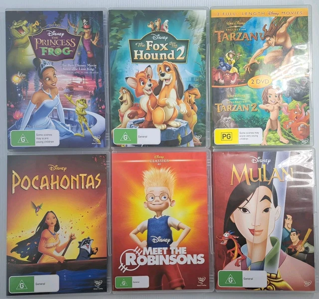 DISNEY DVD BUNDLE Bulk Lot Pack X 7 Movies Family Animation Region 4 ...