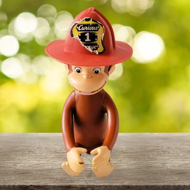 CURIOUS GEORGE BUMP 'N Go Fire Truck 2006 Marvel Toys Action Figure $19 ...