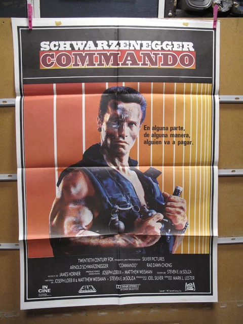 COMMANDO ARNOLD SCHWARZENEGGER, Rae Dawn Chong, Dan Hedaya, James Olson ...