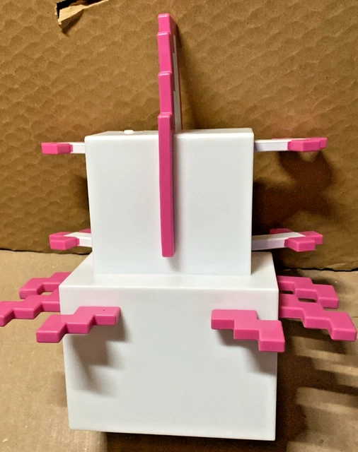 MINECRAFT AXOLOTL LIGHT LED Lamp For Gaming Desk Bedroom Decor Battery ...