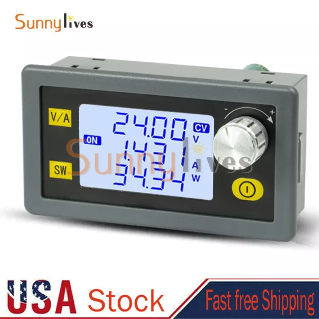 DC ADJUSTABLE STEP Up Down Buck Boost Power Supply Voltage Regulator ...