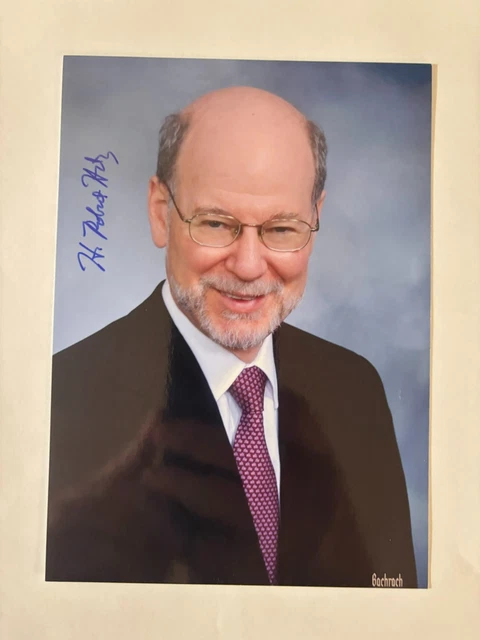 HANDSIGNIERTES AUTOGRAMM , ROBERT HORVITZ , Nobelpreisträger EUR 2,99 ...