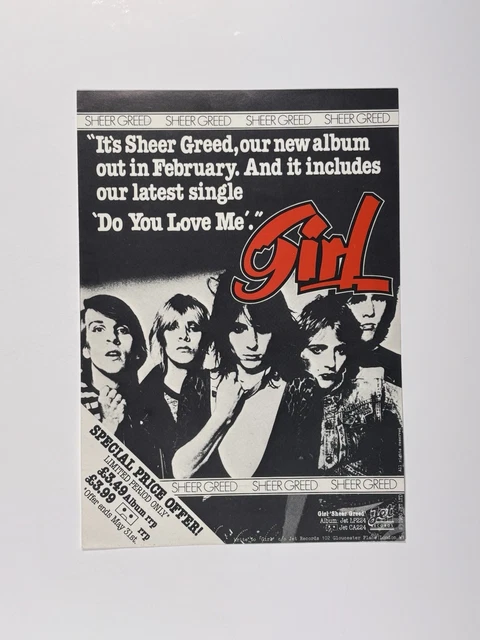FILLE FLYER GERRY Laffy Original Sheer Greed Jet Records Promotion ...