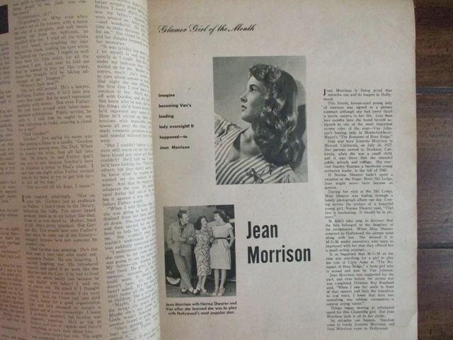 2-1947 REAL ROMANCES Magaz(JEAN MORRISON/JUDY GARLAND/JUNE LOCKHART ...