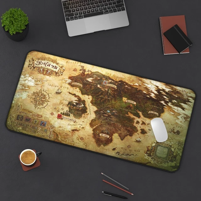 FINAL FANTASY XIV Eorzea Desk Mat | Eorzea Mouse Pad | FFXIV Eorzea Map ...