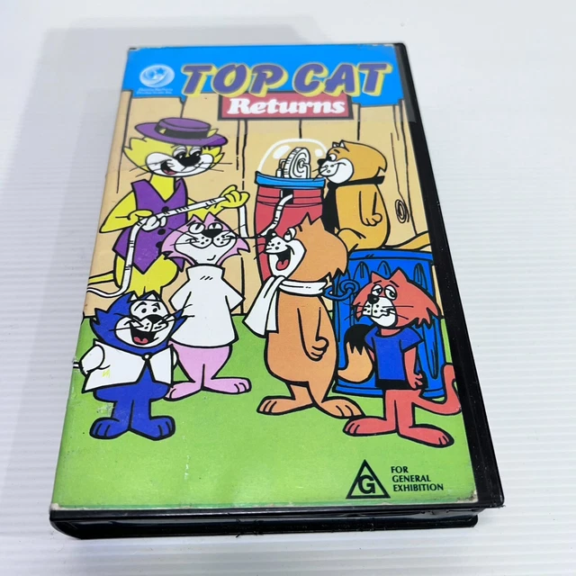 TOP CAT RETURNS PAL VHS Video Hanna Barbera Animation Cartoon 1976 $9. ...