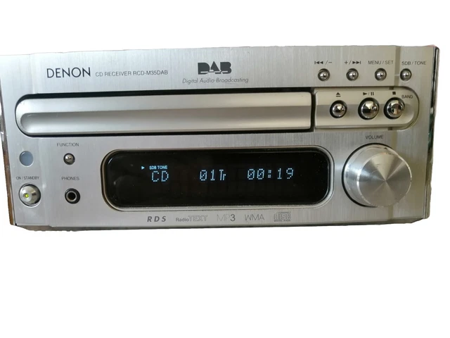 DENON RCD-M35DAB MICRO CD DAB Hi-Fi - Shelf System - Amplifier - Fully ...