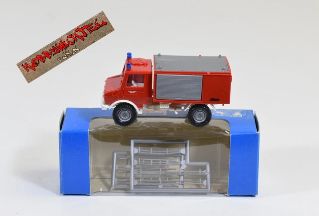 ROCO 1:87 H0 - MERCEDES BENZ UNIMOG 1300 RW "Vigili del Fuoco" - art ...