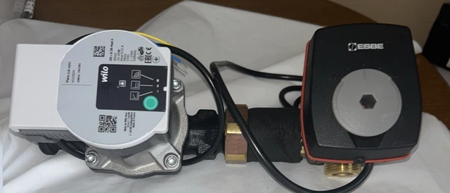 WILO PARA 25/6-60/SC Circulation Pump Underfloor. With ESBE £94.28 ...