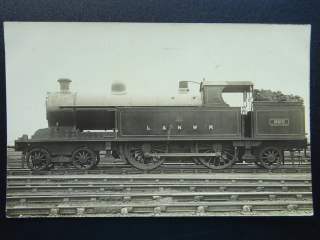 LNWR LONDON & North West Railway STEAM LOCOMOTIVE No.920 RP Postcard £ ...