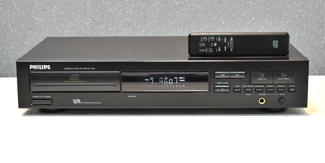 PHILIPS CD-720 VINTAGE Compact Disc Player with FB VGC £120.74 ...