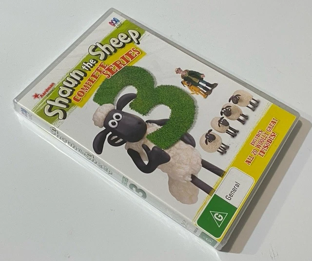 SHAUN THE SHEEP Complete Series 3 DVD Region 4 PAL TV Series Brand New ...
