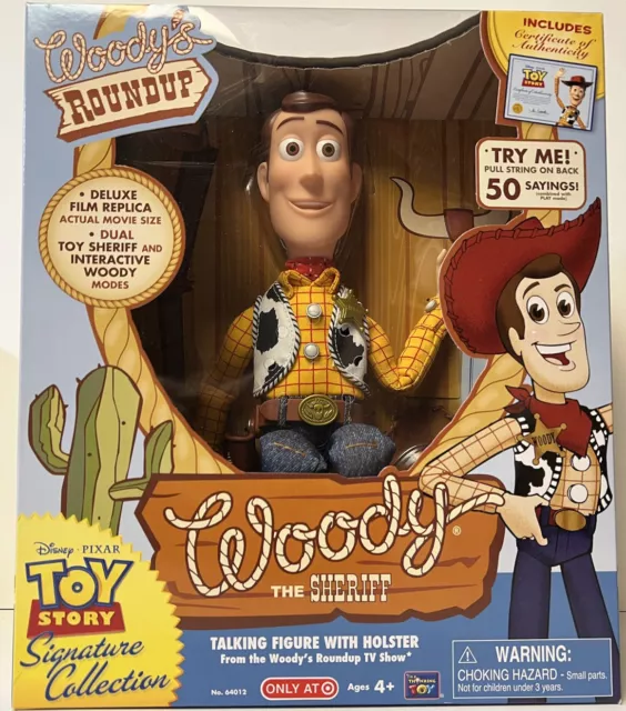 Toy Story Talking Woody Sheriff Signature Series Collection Buzz Pixar