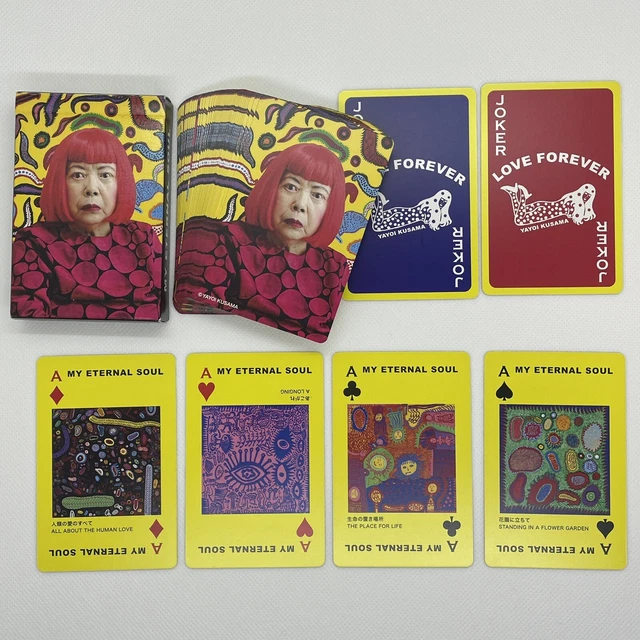 YAYOI KUSAMA PLAYING Cards Art Collection with sealed NEW LIMITED 2017 ...