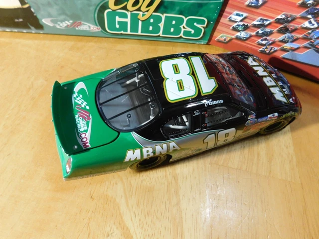 RARE: COY GIBBS #18 MBNA 2003 Chevy Monte Carlo Action 1:24 CWC 1 of ...