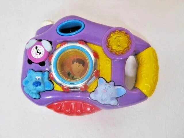 VINTAGE 2001 MATTEL Blue's Clues Kids Play Pretend Camera Talking ...