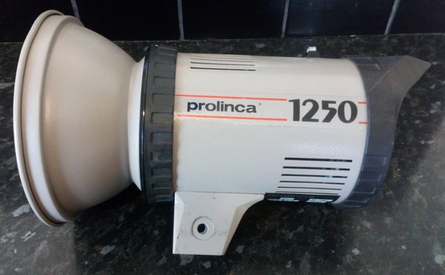 PROLINCA 1250 STUDIO Flash Light Head Photographic £29.99 - PicClick UK
