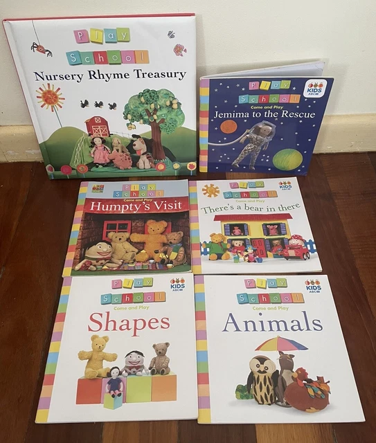 PLAY SCHOOL CHILDRENS Book Bundle Lot Of 6 Picture Books Abc Kids $31. ...