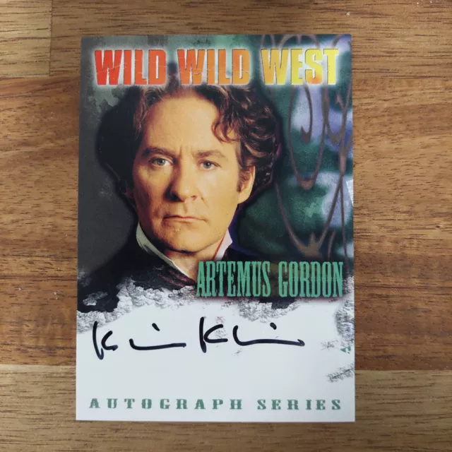 SKYBOX 1999 WILD Wild West Kevin Kline Autograph card A1 rare ...