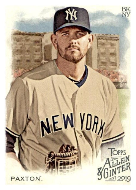 CARTE DE BASEBALL 2019 James Paxton Yankees de New York Allen and ...