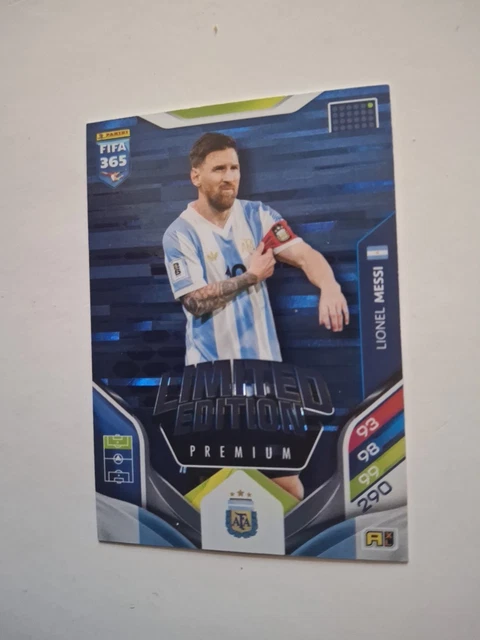 PANINI ADRENALYN XL FIFA 365 2026 Lionel Messi Limited Edition PREMIUM ...