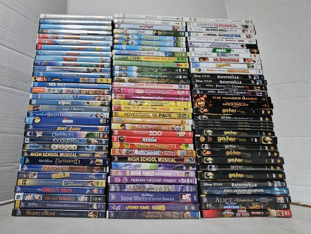 WHOLESALE LOT 100+ DVDs Kids & Family Childrens Baby Disney Baby Pixar Potter £7.64 - PicClick UK