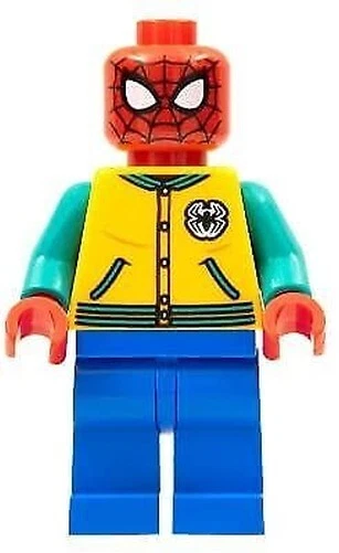 LEGO MARVEL SUPER Heroes Spider-Man Orange Lettre Veste Mini Figurine ...
