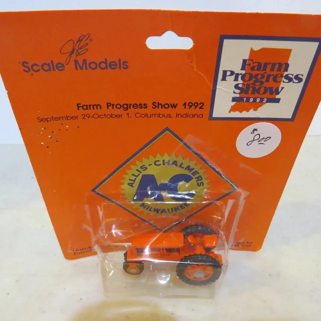 SCALE MODELS ALLIS Chalmers "WC" Tractor Farm Progress Show 1/64 AC-FT ...