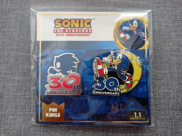 SONIC THE HEDGEHOG 30th Anniversary Limited Edition Pins Sealed ...
