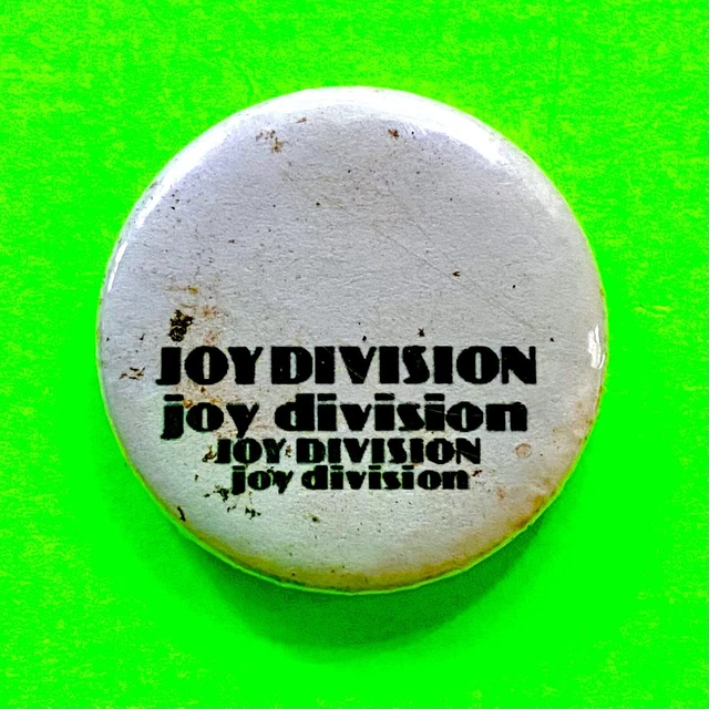 VERY RARE 🔥 1978 🔥 JOY DIVISION 🔥 Steve McGarry BADGE pin New Order £ ...