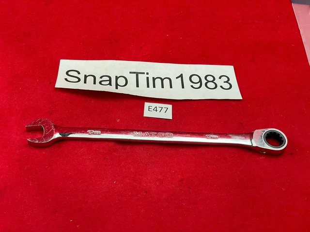 MATCO TOOLS REVERSIBLE ratcheting combination wrench 9GRCXL12M2 Extra ...