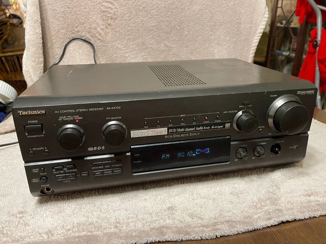 TECHNICS SA-AX720 AV Control Stereo Receiver HiFi Dolby Amplifier - See ...