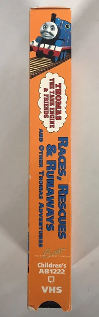 THOMAS THE TANK Engine & Friends Races Rescues Runaways VHS RARE ...