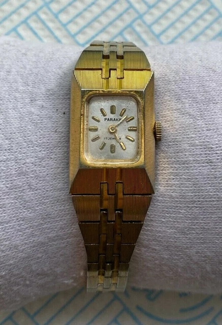 PARAKH LADIES VINTAGE Hand Wind 17 Jewels Watch £0.99 - PicClick UK