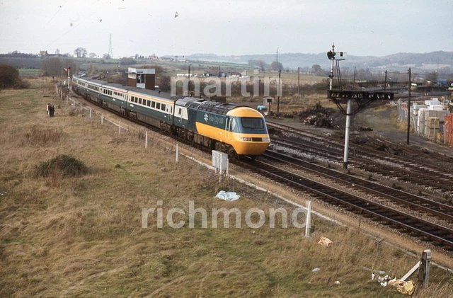 EVESHAM FIRST HST Service 22.11.81 Agfachrome 35mm Slide RN381 £2.99 ...