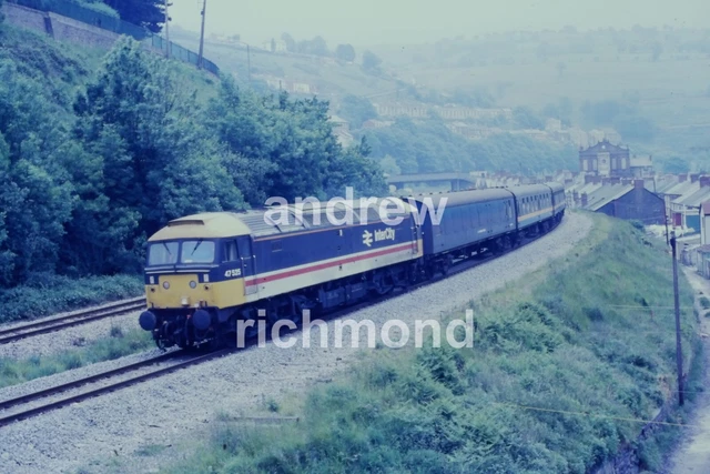 47525 CLASS 47 Diesel Locomotive & Train 9 Jun 1988 Original 35mm ...