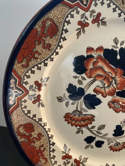 ANTIQUE DOULTON BURSLEM England Plate, ALMA Pattern, 1892-1902 £47.06 ...