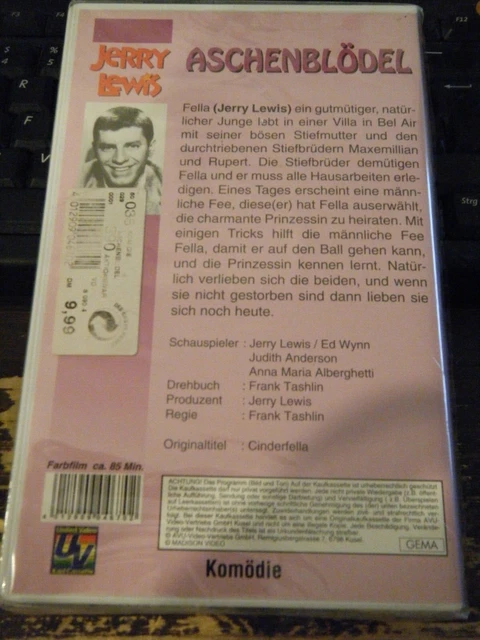 CINDERELLA [VHS] JERRY Lewis, Anna Maria Alberghetti and Ed Wynn - NEW ...